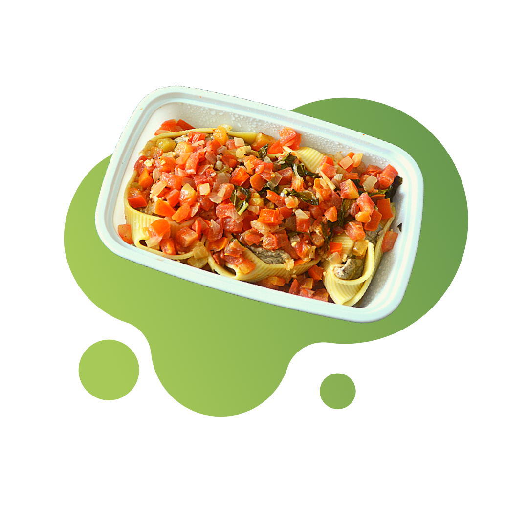 Vegan - Roasted Vegetable Stuffed Shells - W4 - Austin Meal Prep